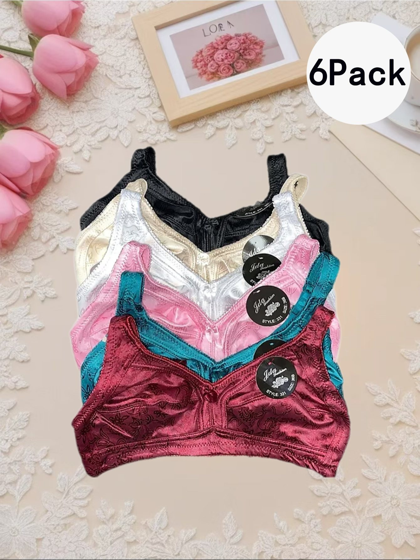 women bras sold on Temu United States