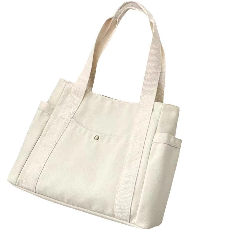 canvas tote bag with compartments sold on Temu United States