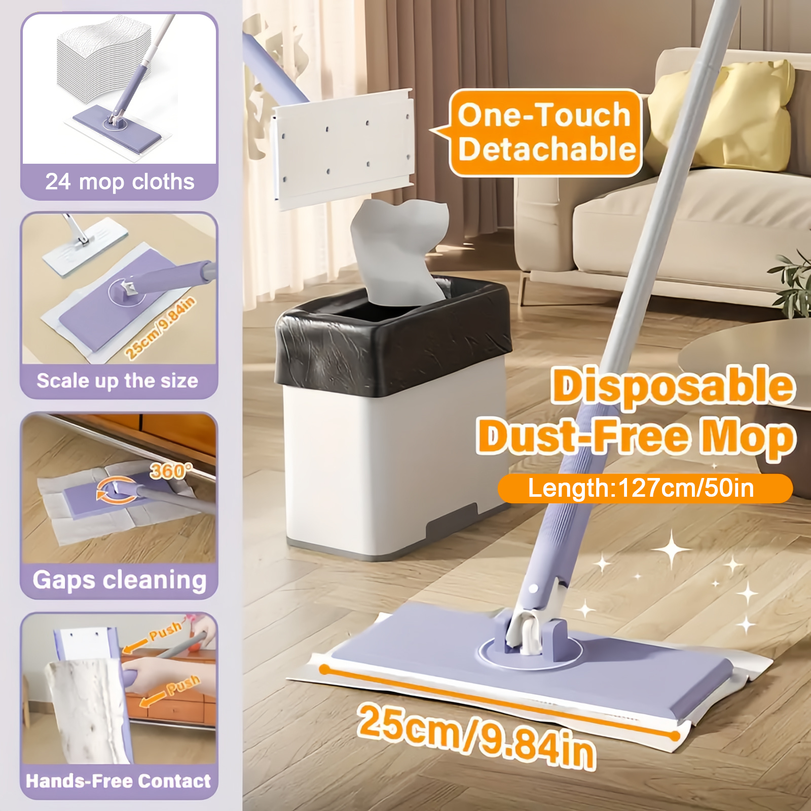 electrostatic dust mop sold on Temu United States