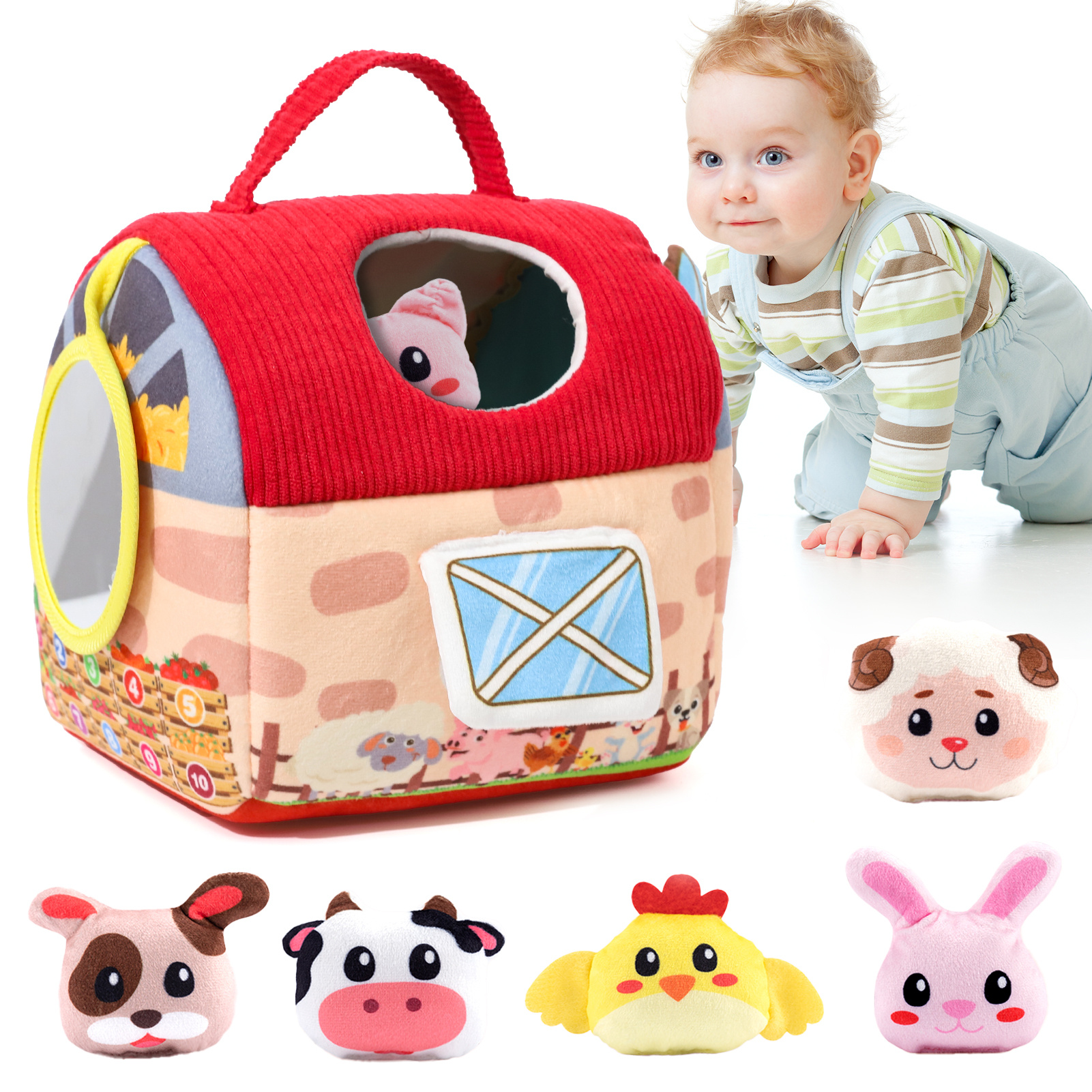 baby mirror toy sold on Temu United States