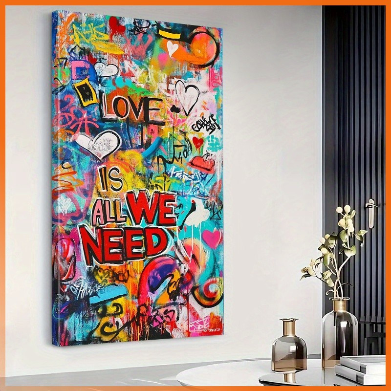 graffiti prints sold on Temu United States