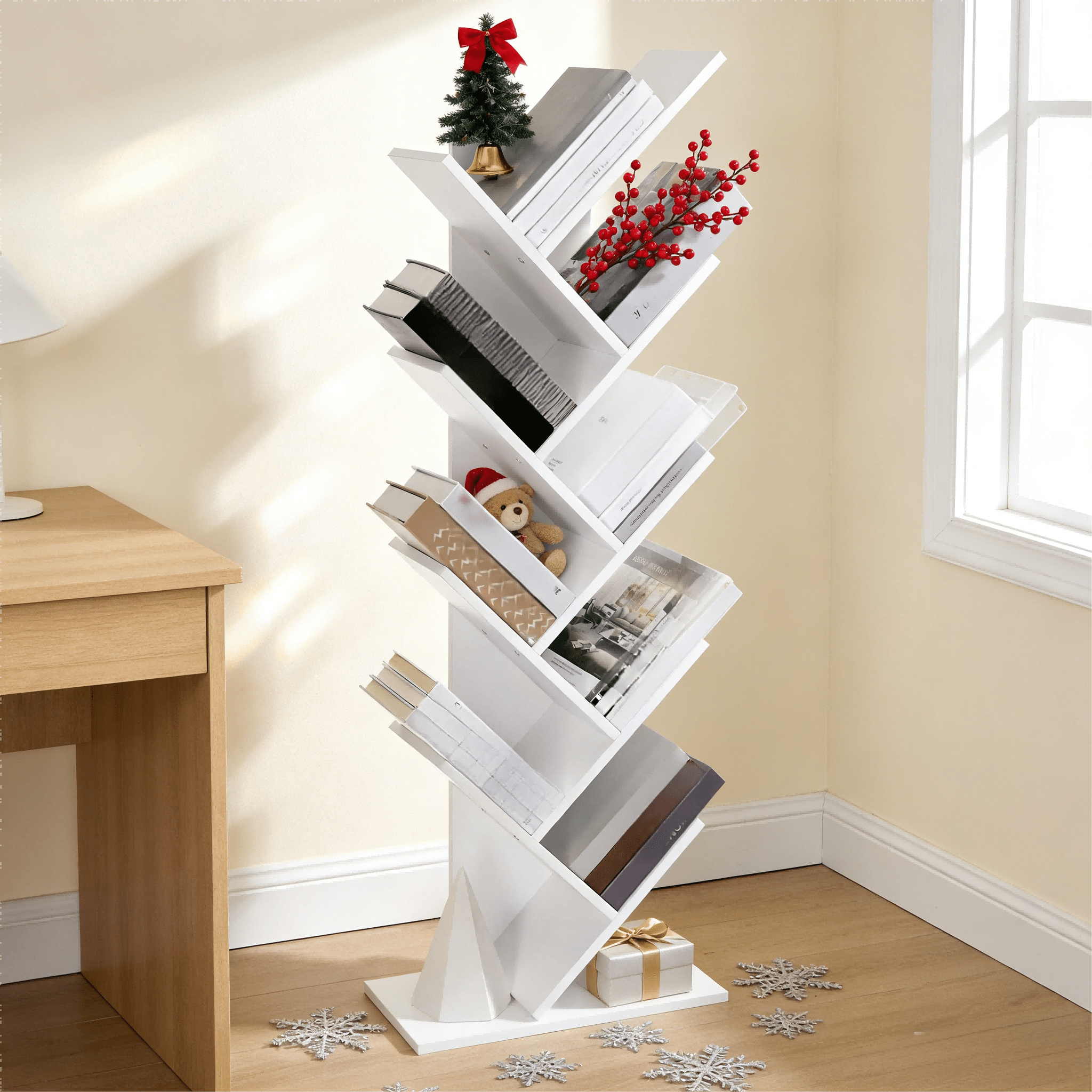 tree bookshelf sold on Temu United States