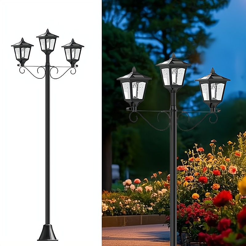 solar post lights sold on Temu United States