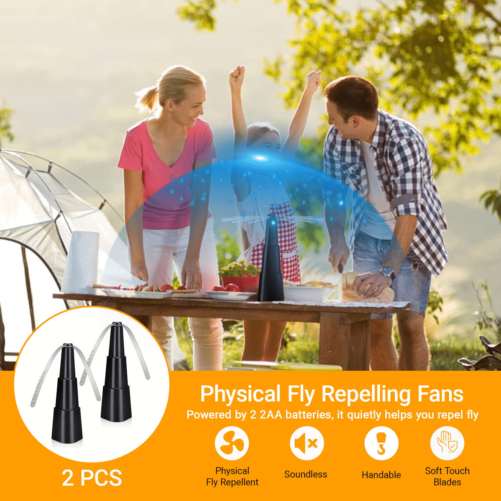 fly fan sold on Temu United States
