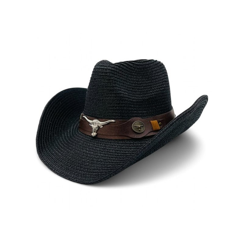 skull cowboy hat sold on Temu United States