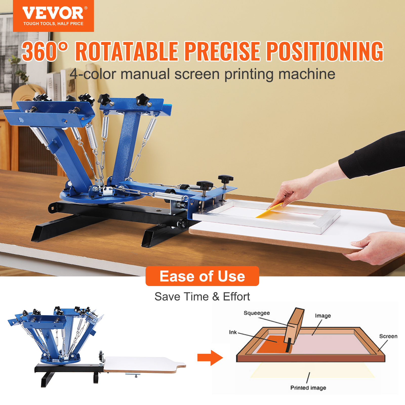screen printing equipment sold on Temu United States