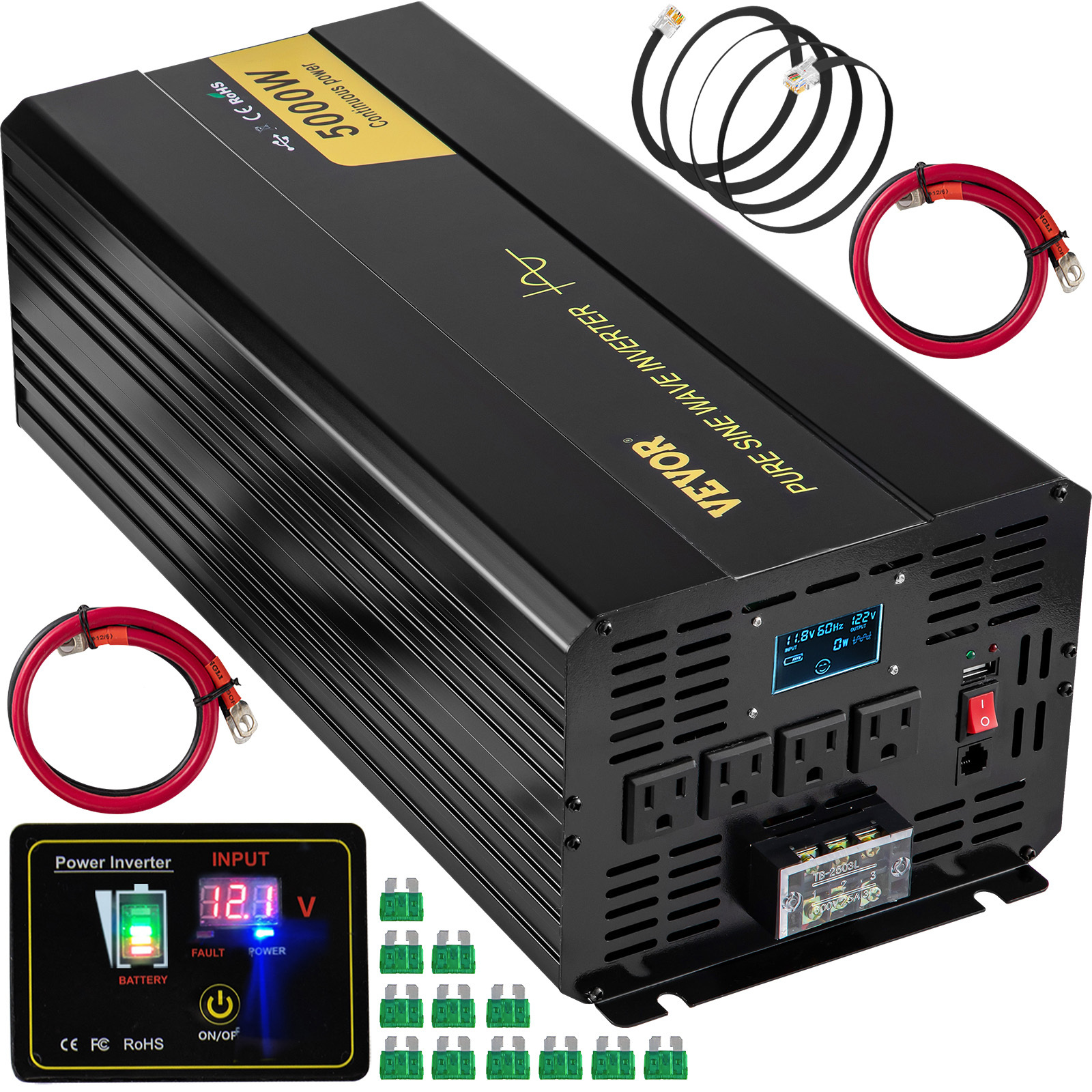 12v to 120v converter sold on Temu United States