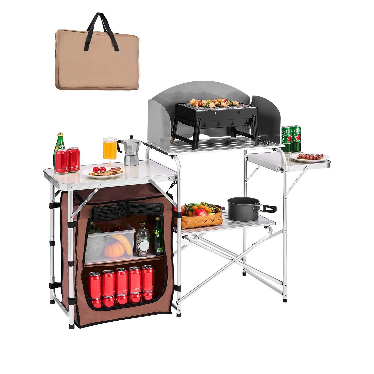 camping kitchen storage sold on Temu United States