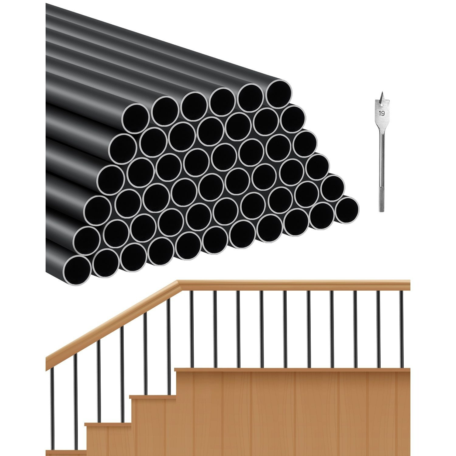 metal railing sold on Temu United States