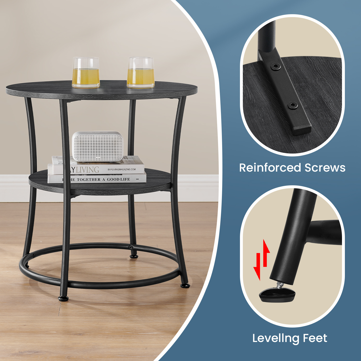 bedroom tables nightstands sold on Temu United States