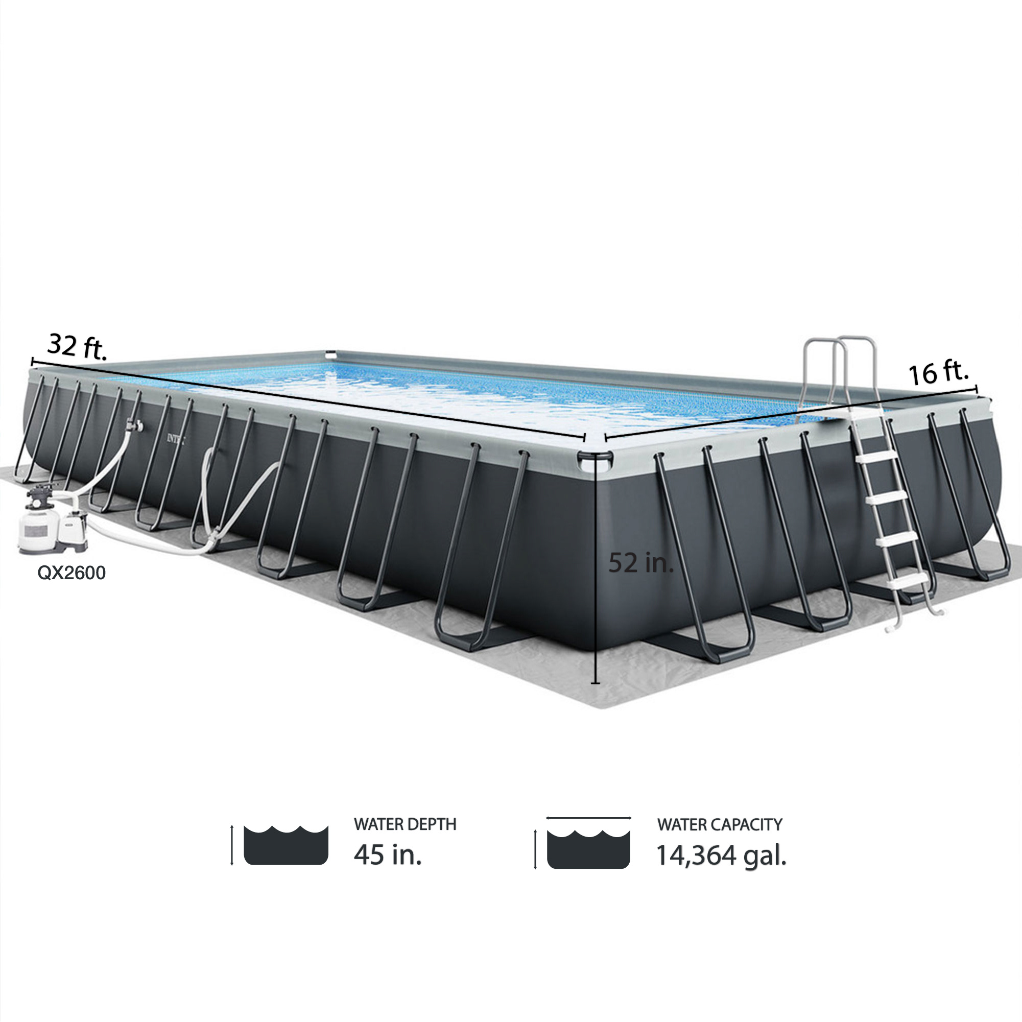 pools sold on Temu United States
