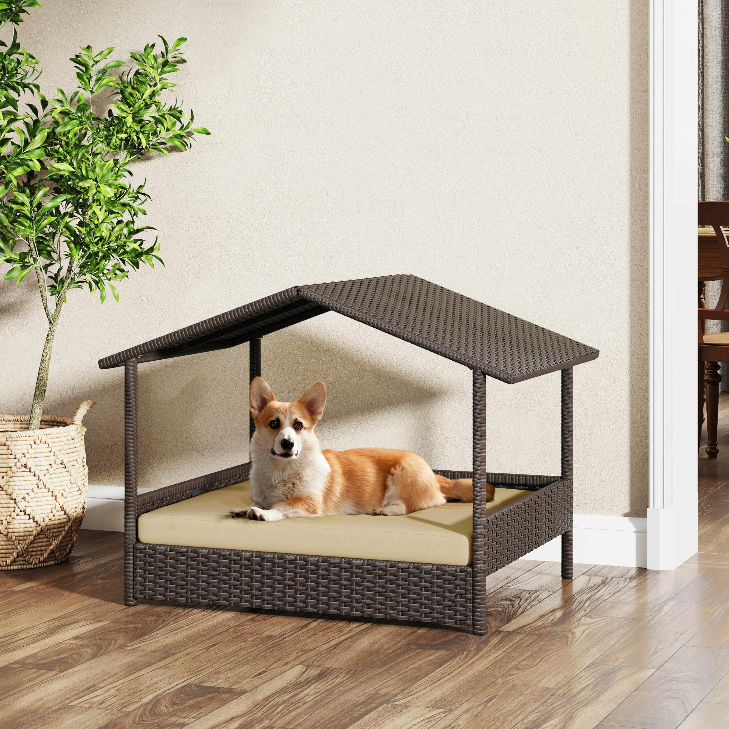 outdoor waterproof dog bed sold on Temu United States