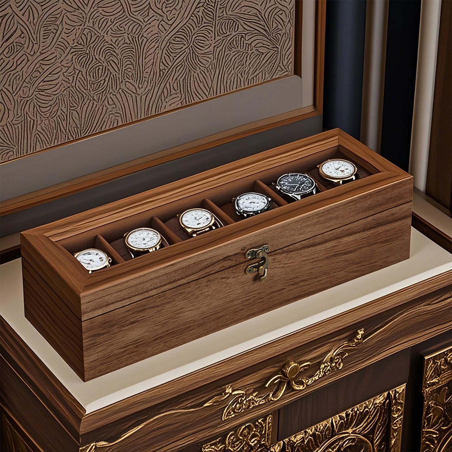 watch display case sold on Temu United States