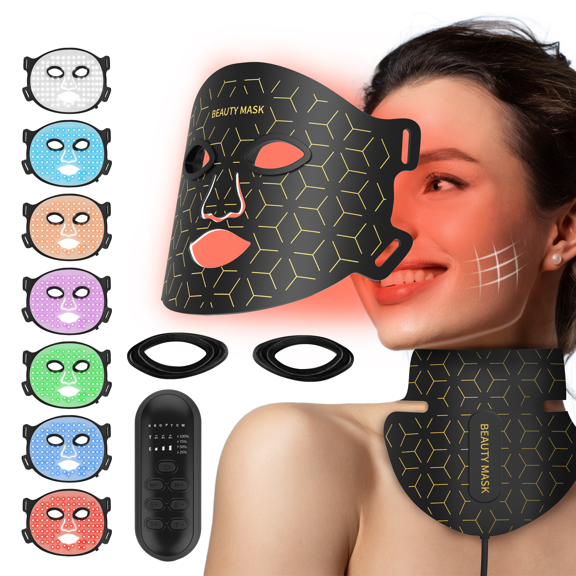 led face mask sold on Temu United States