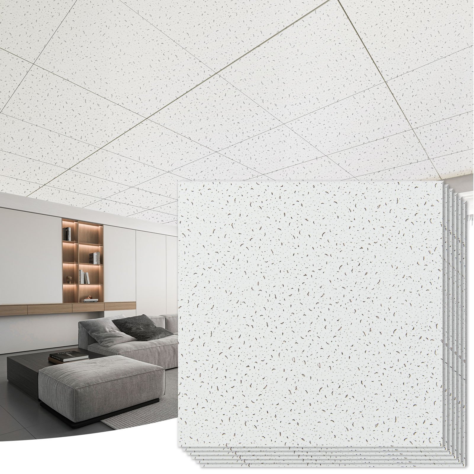 acoustic ceiling panels sold on Temu United States