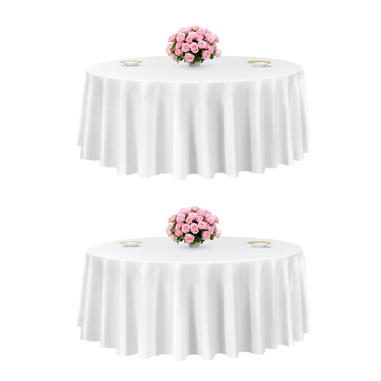 120 round tablecloth sold on Temu United States