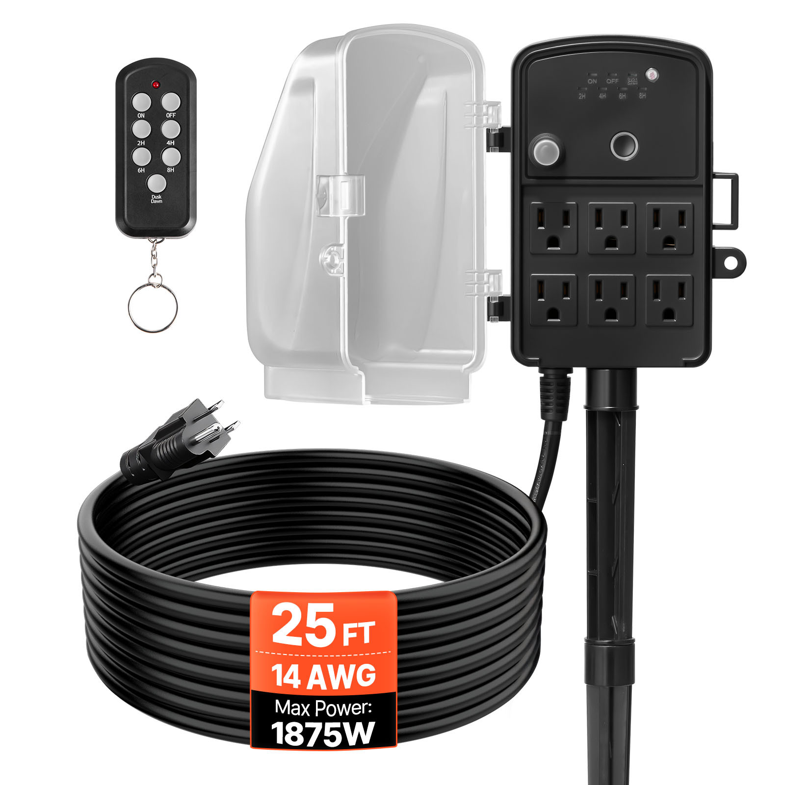 outdoor extension cord waterproof sold on Temu United States