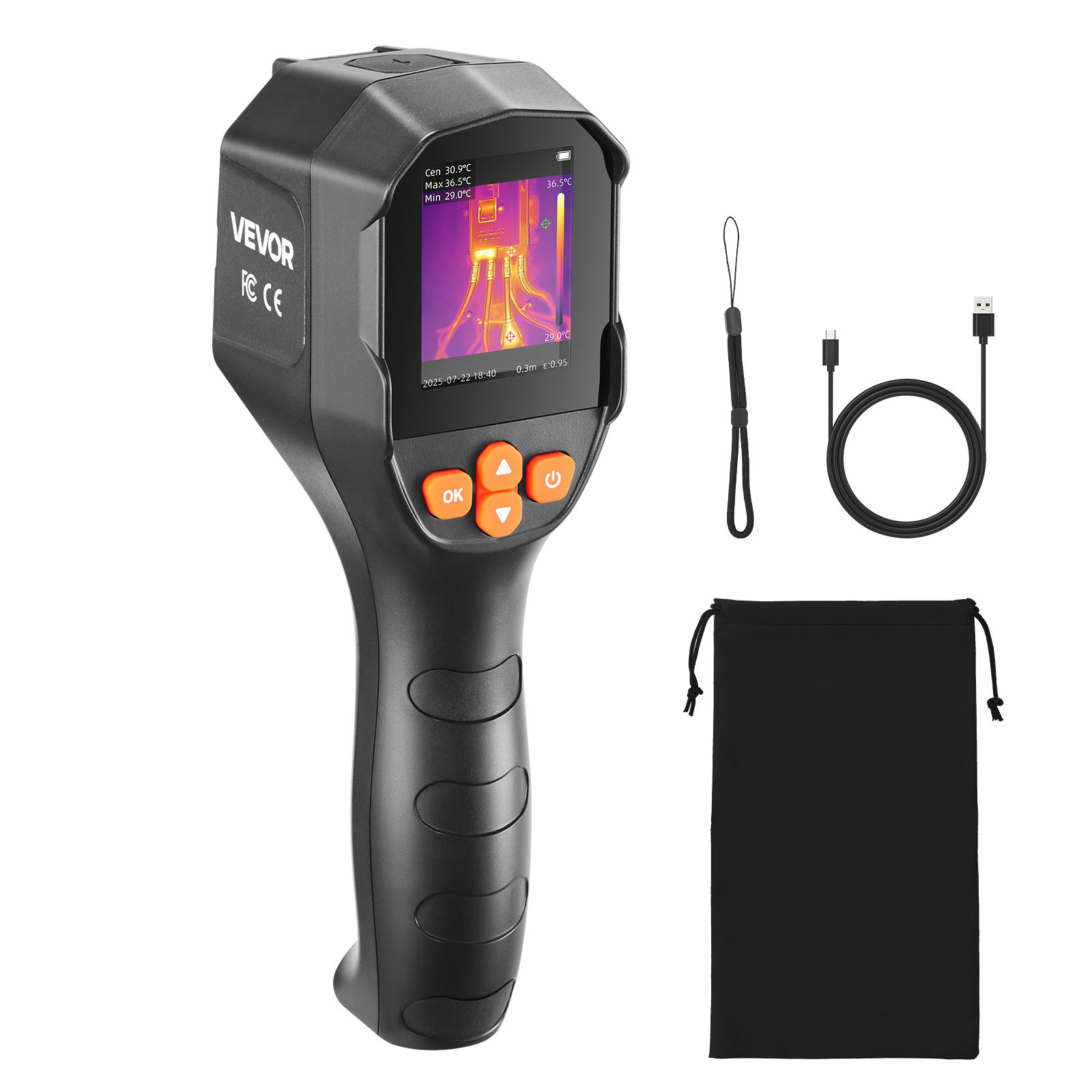 256x192 thermal camera sold on Temu United States