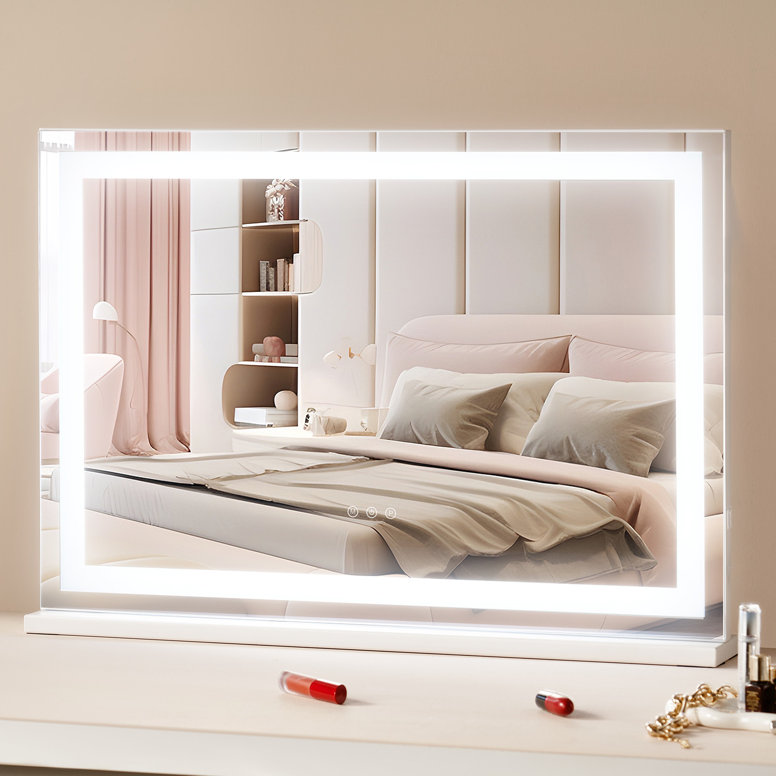 lighted led mirrors sold on Temu United States