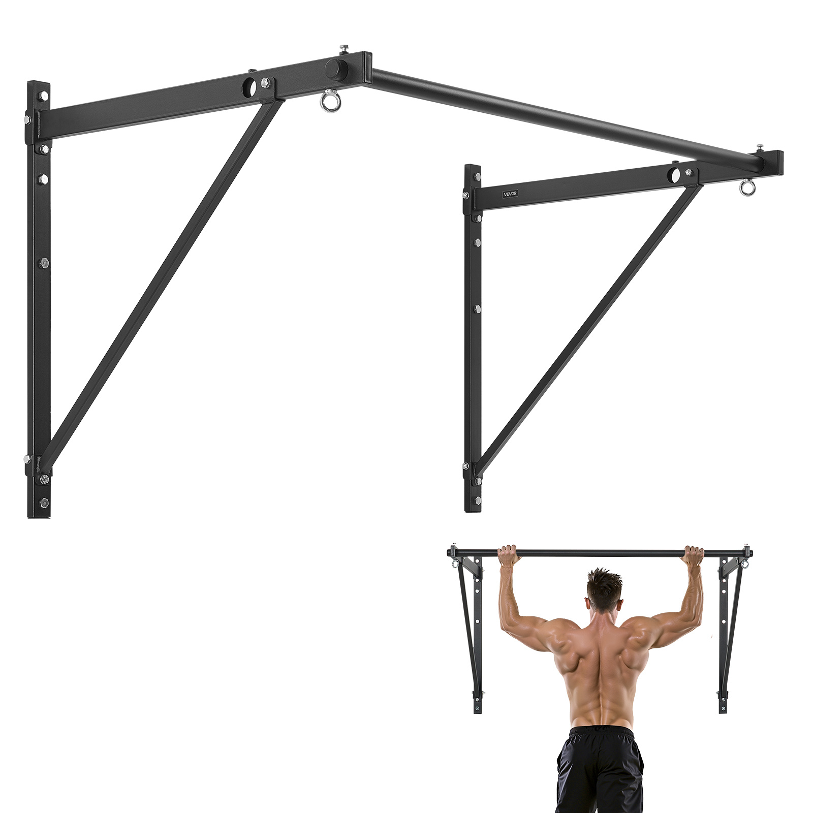 pull up bar wall mounted sold on Temu United States