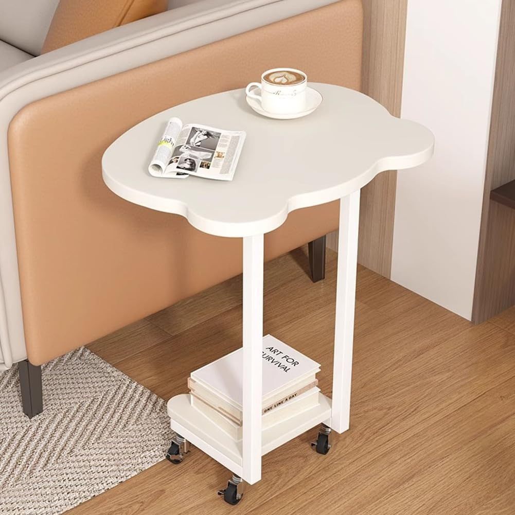 side table with wheels sold on Temu United States