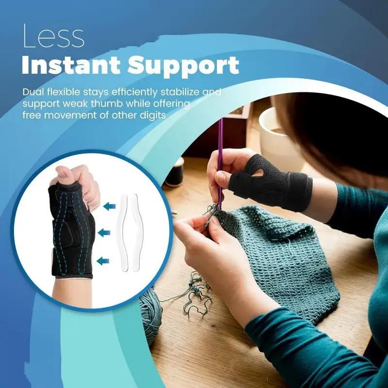 2pcs wrist thumb brace reversible spica splint - Temu