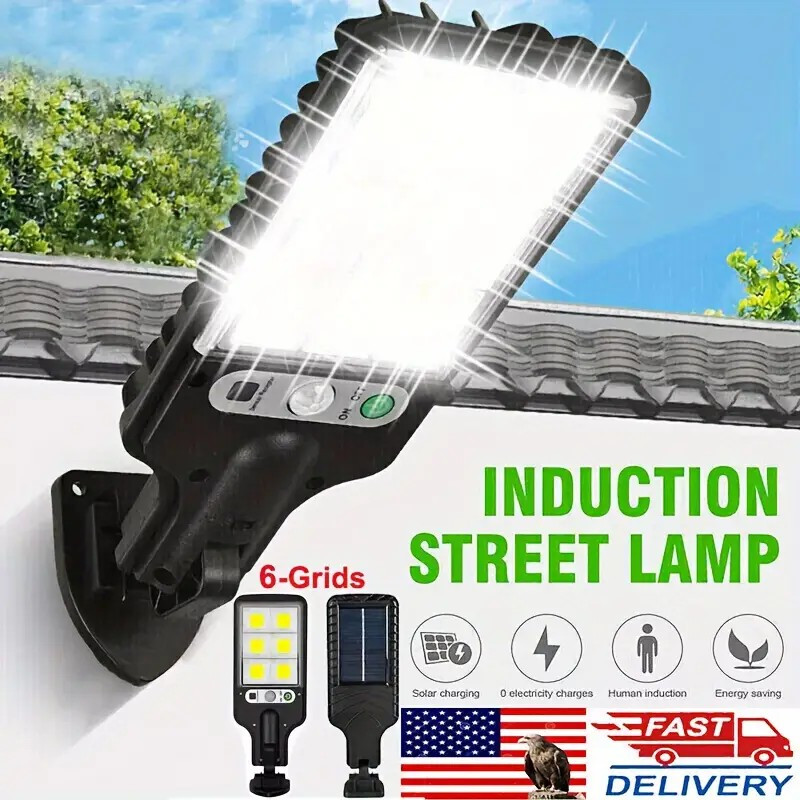 solar motion sensor light sold on Temu United States