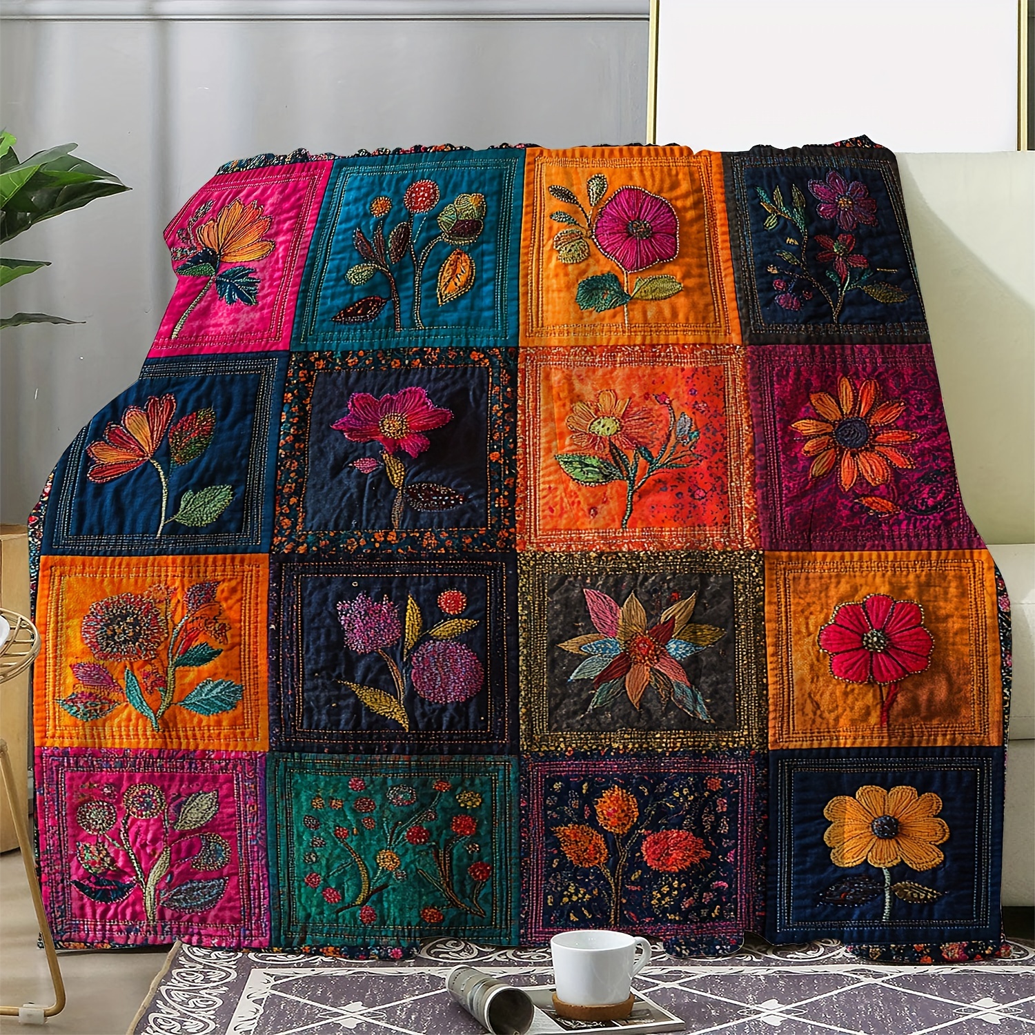 throws and blankets sold on Temu United States