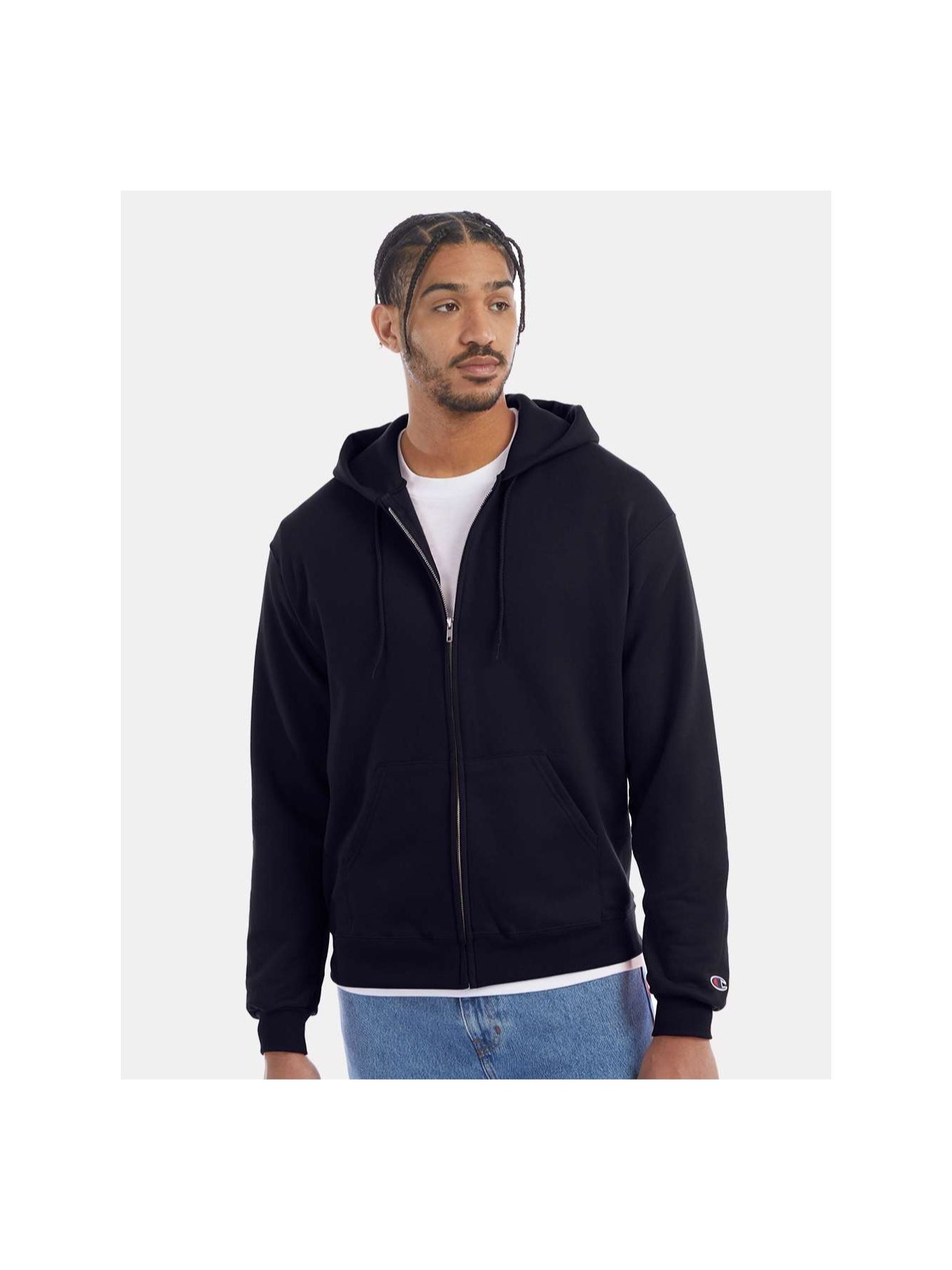 mens zip up hoodie sold on Temu United States