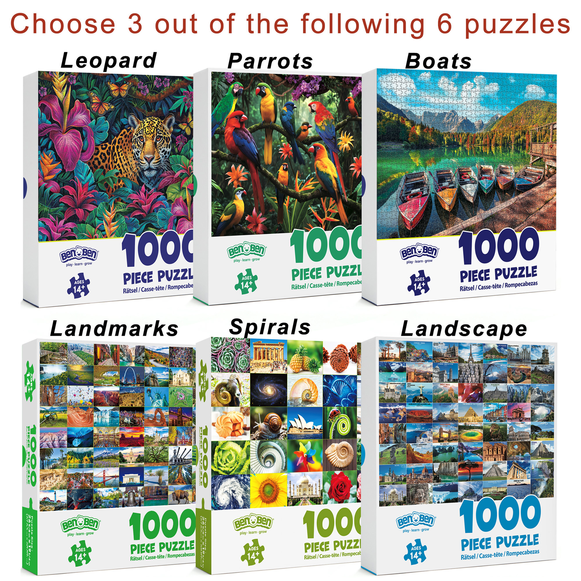 puzzles sold on Temu United States