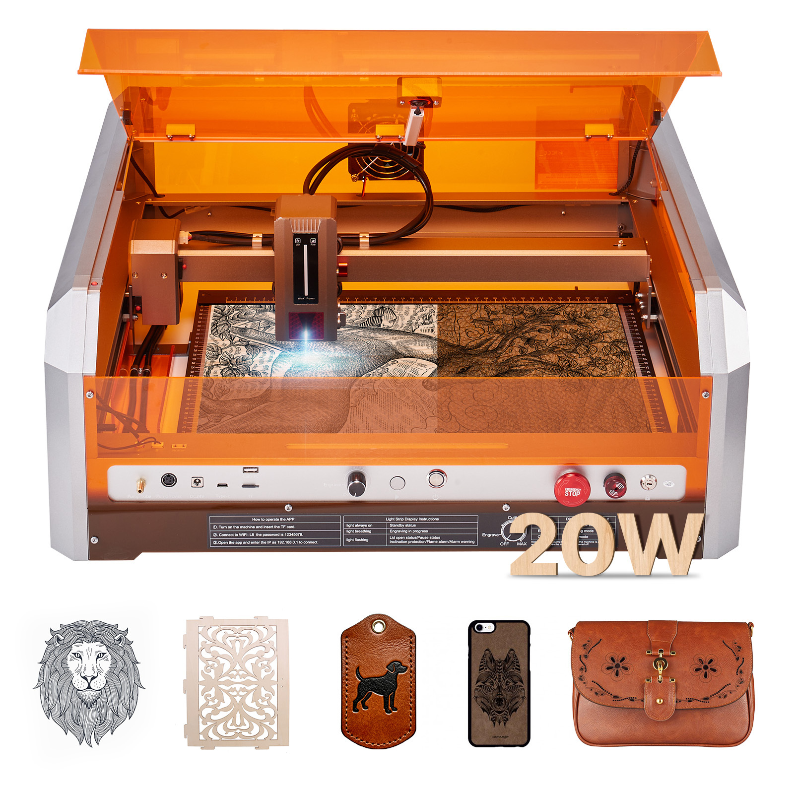 laser engraver sold on Temu United States