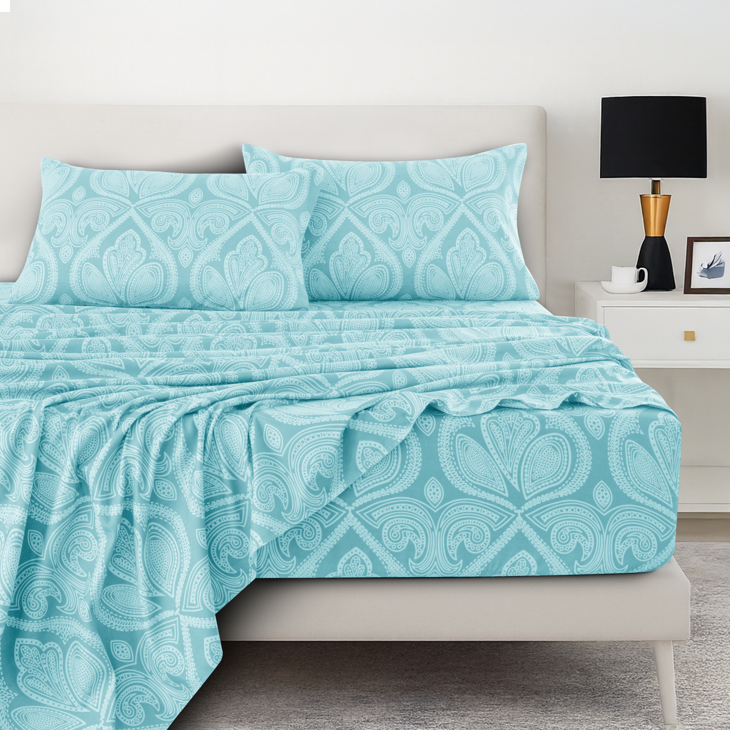 bed sheets sets sold on Temu United States