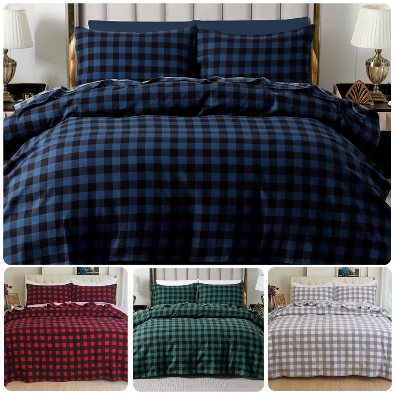 flannel bedding sold on Temu United States