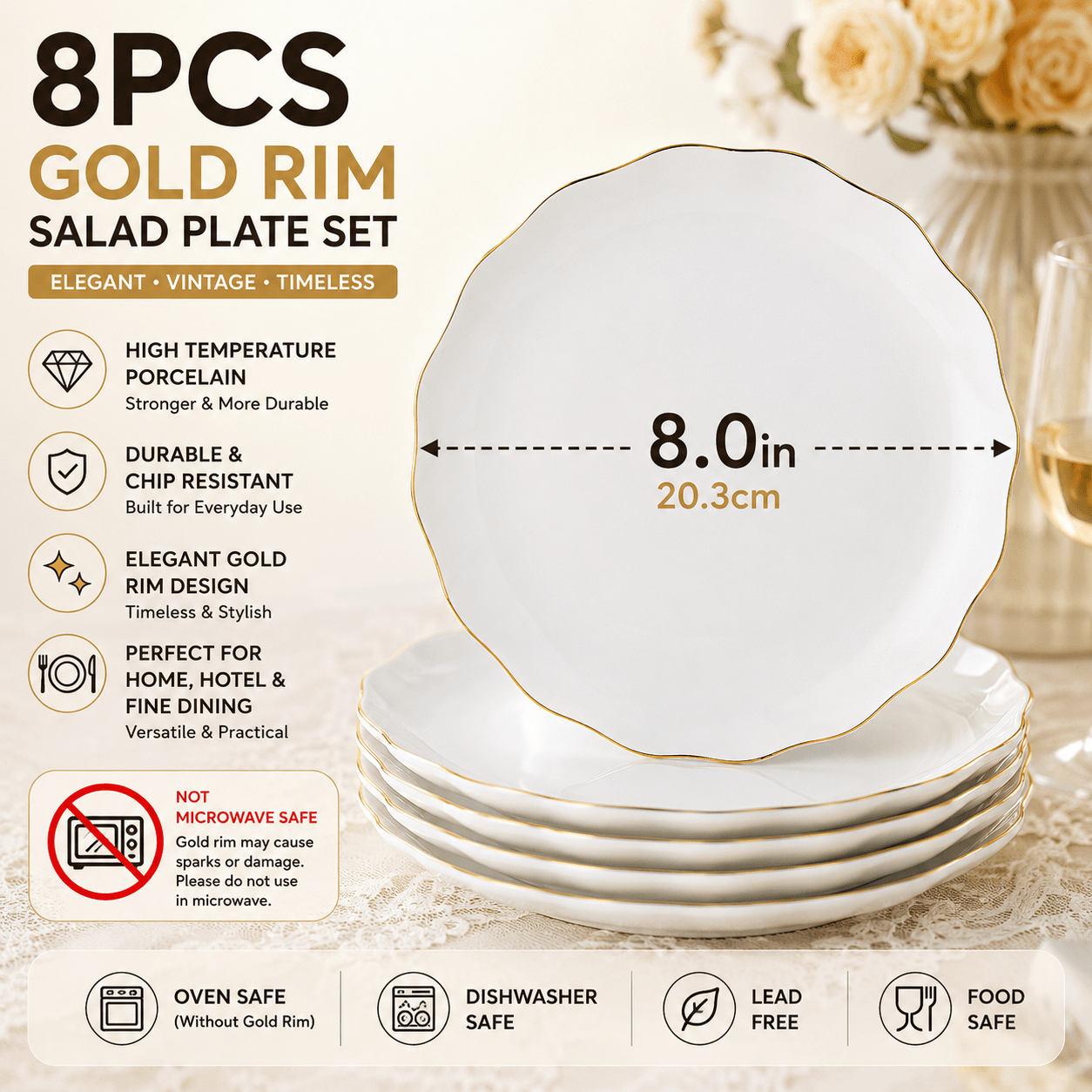 porcelain plate sold on Temu United States