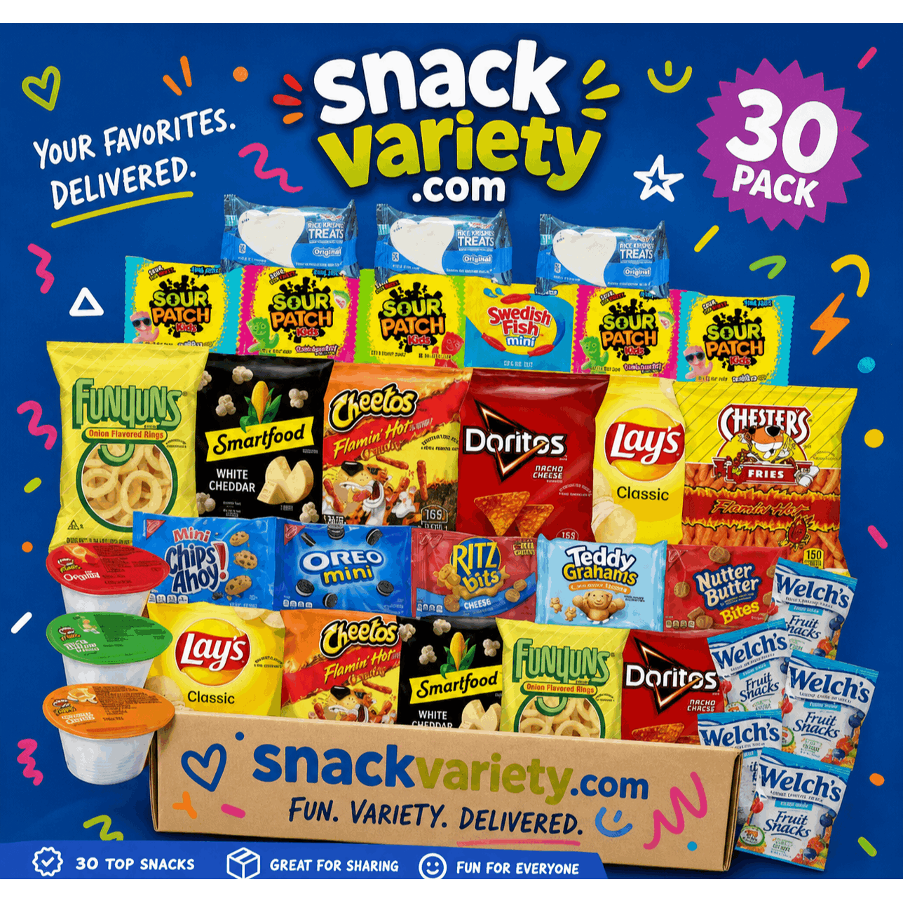 candy and snacks sold on Temu United States