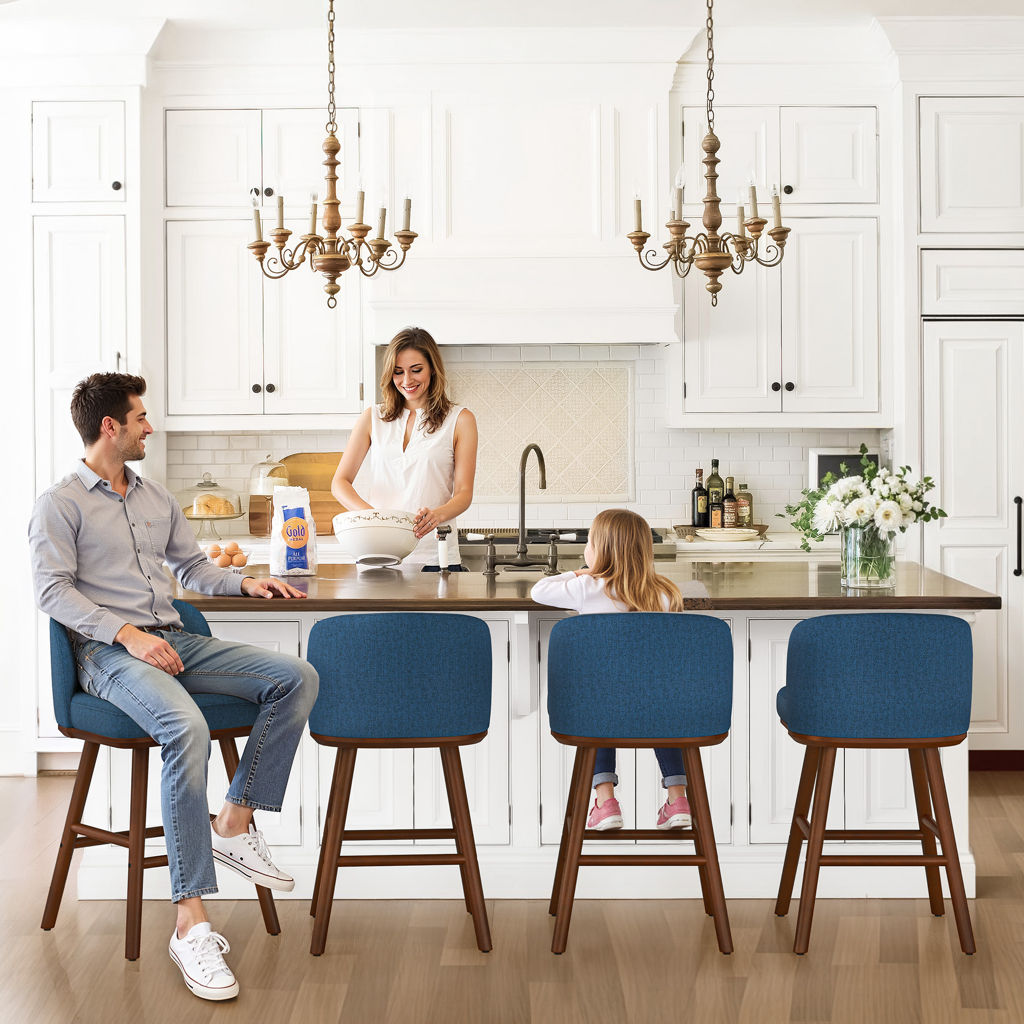 swivel bar stools sold on Temu United States