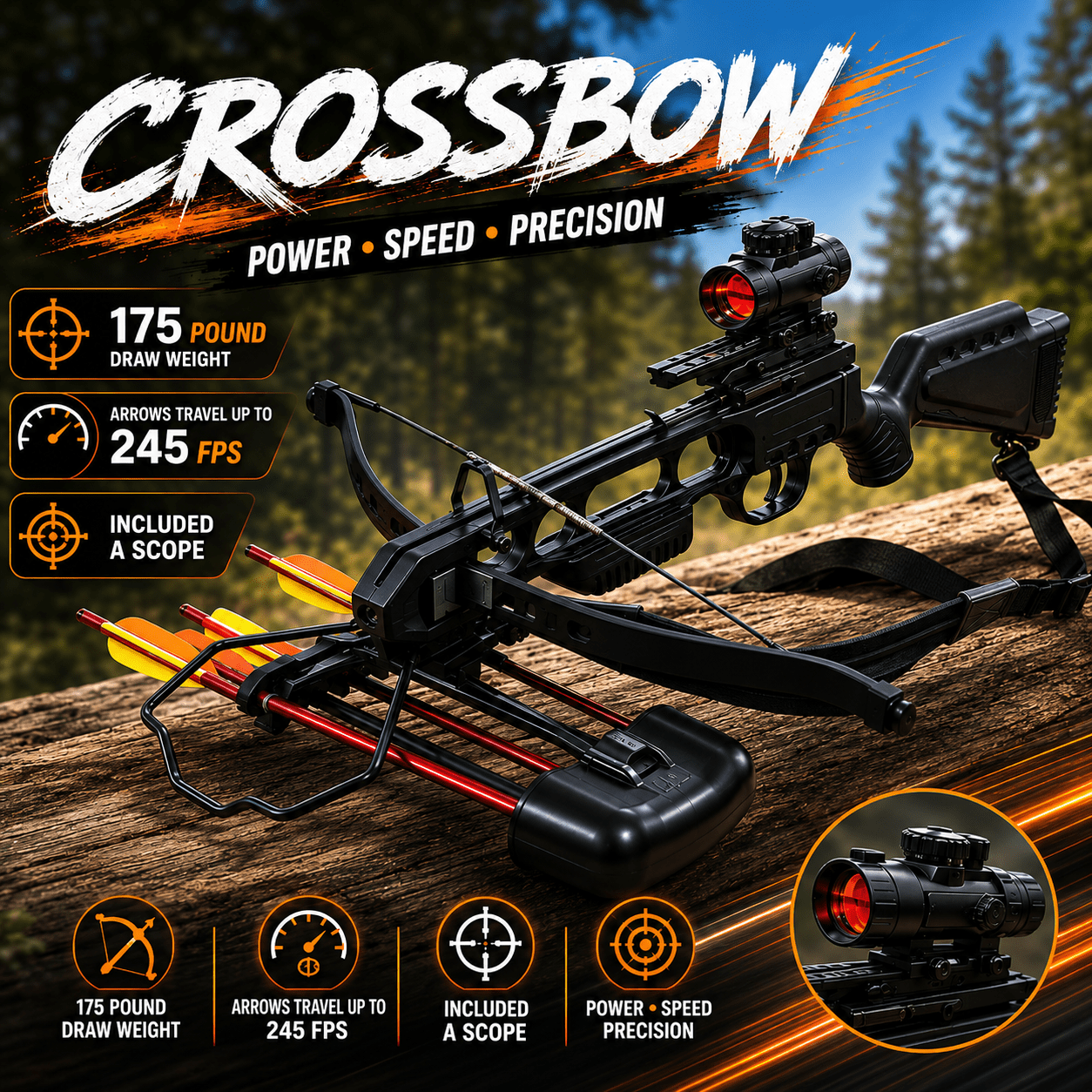 cross bow sold on Temu United States