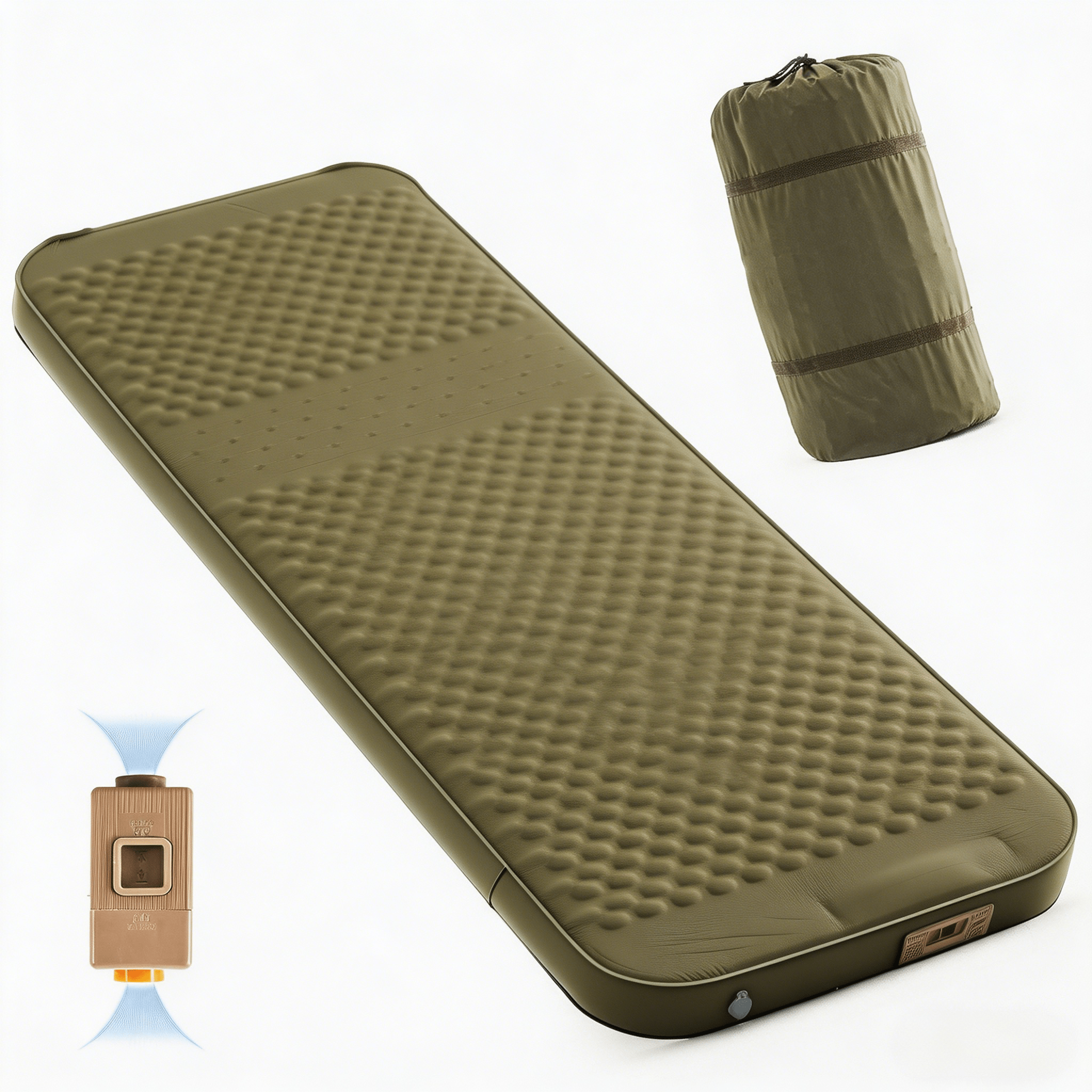 self inflating camping mattress sold on Temu United States