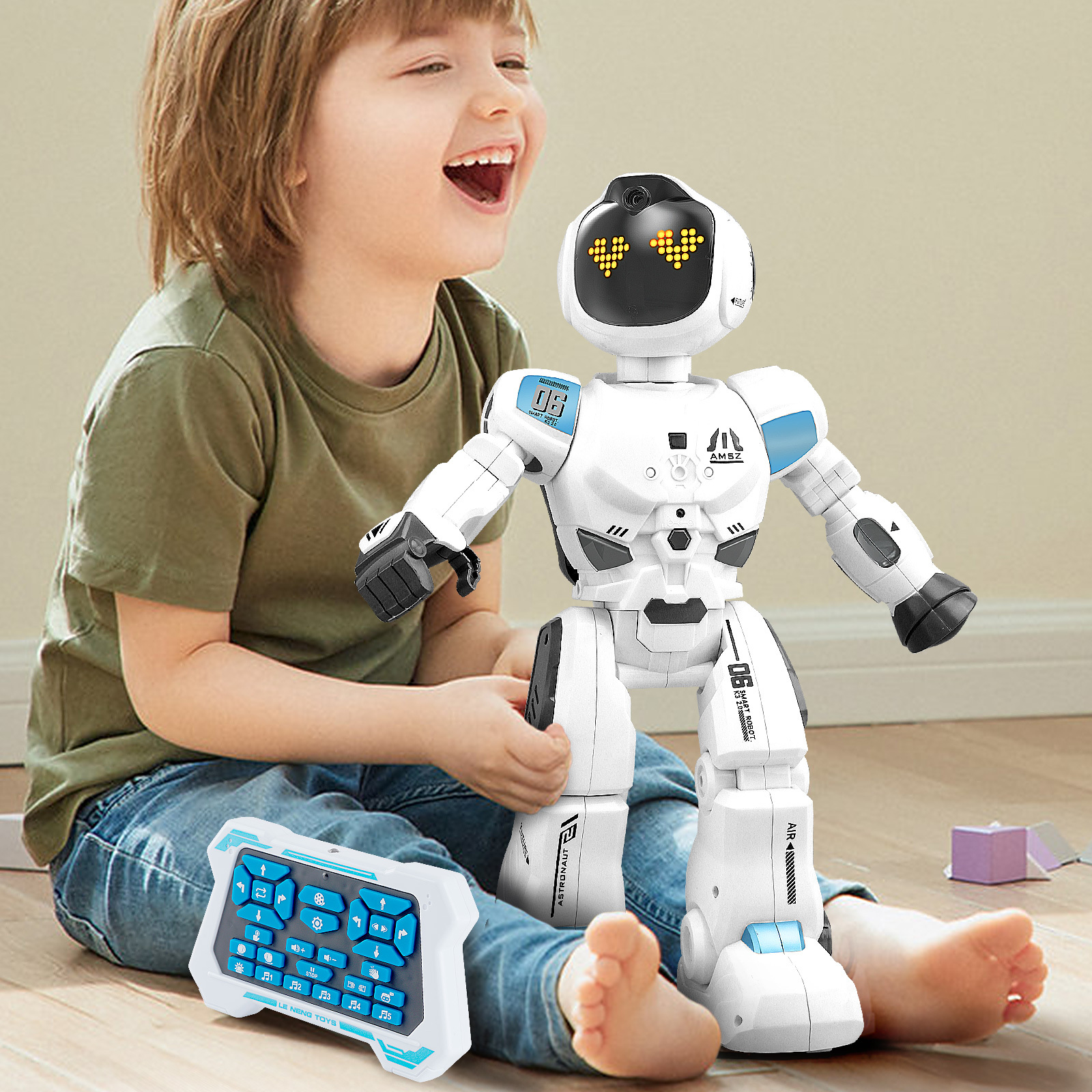 kids talking robot toys sold on Temu United States