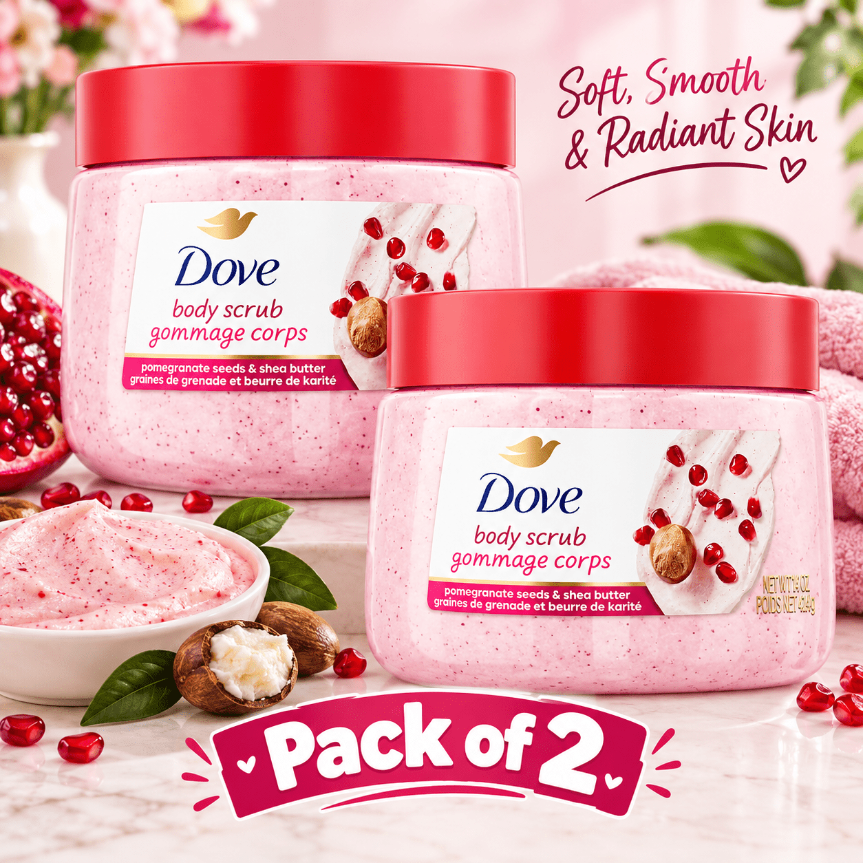 exfoliating body scrub sold on Temu United States