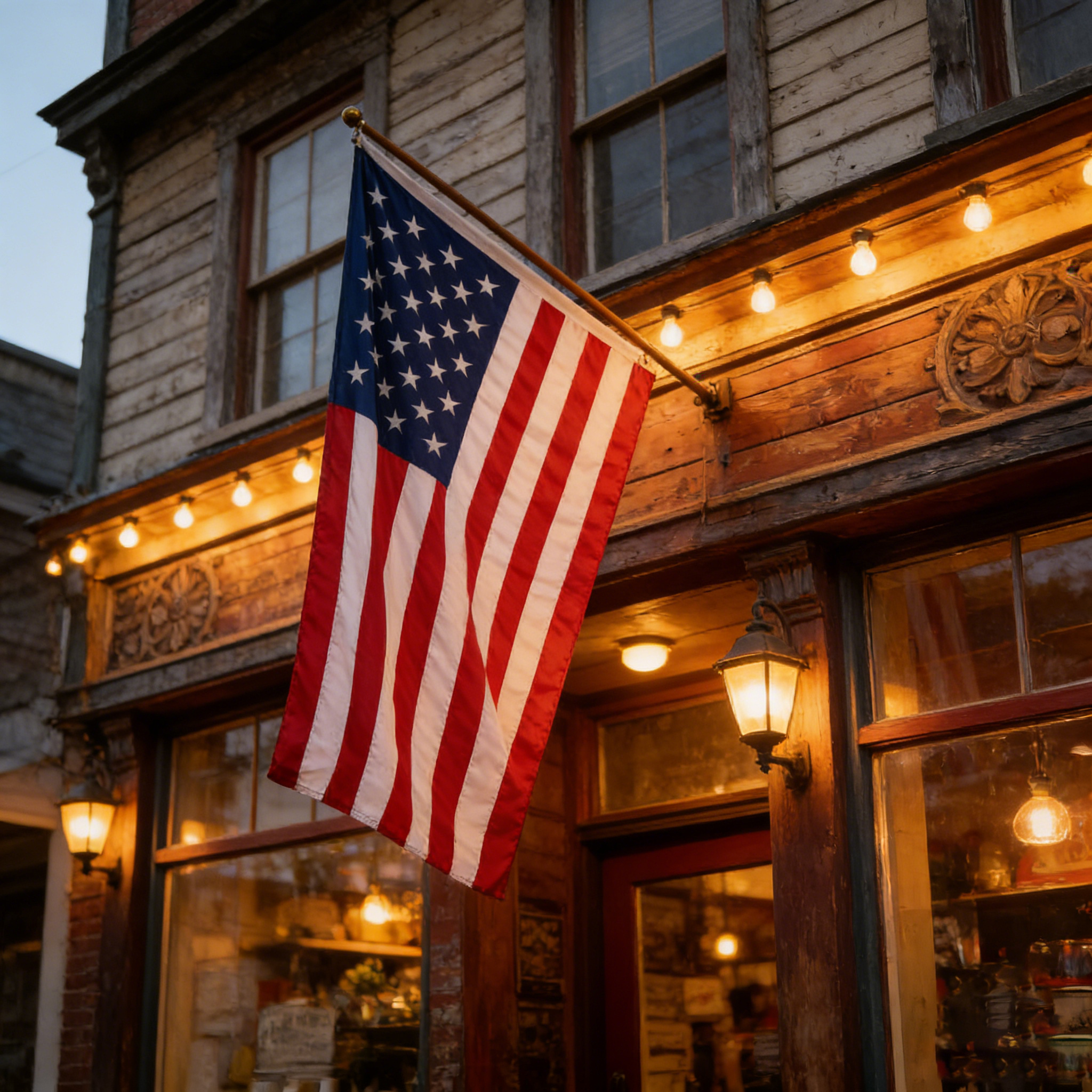 us flags sold on Temu United States