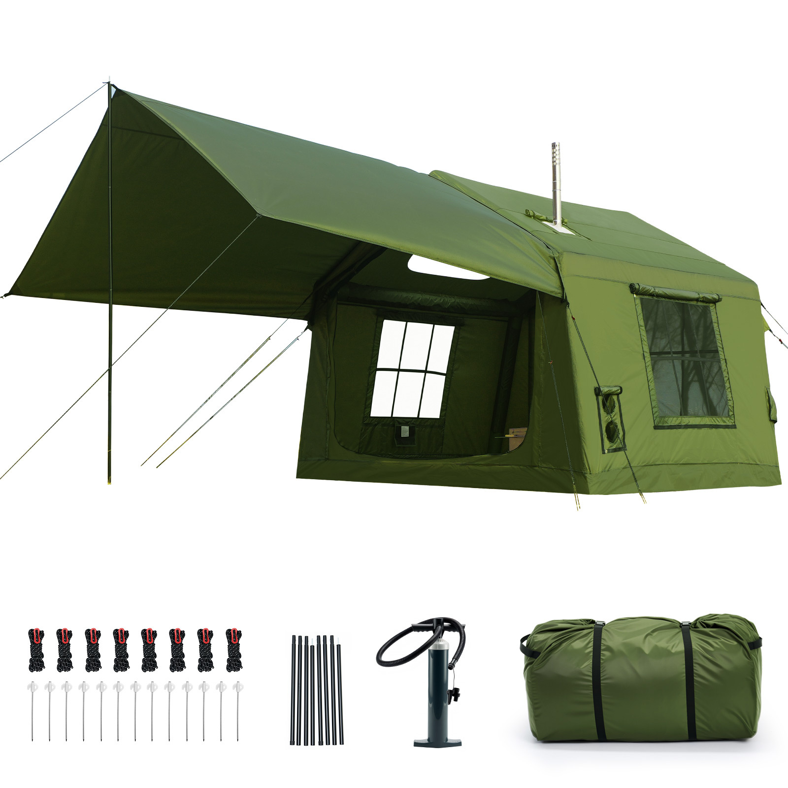 inflatable air tents sold on Temu United States