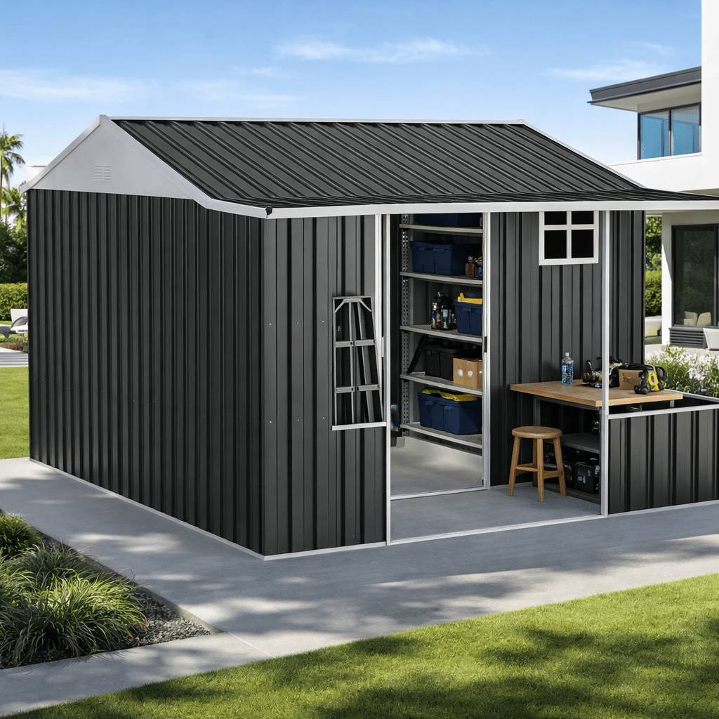portable sheds sold on Temu United States