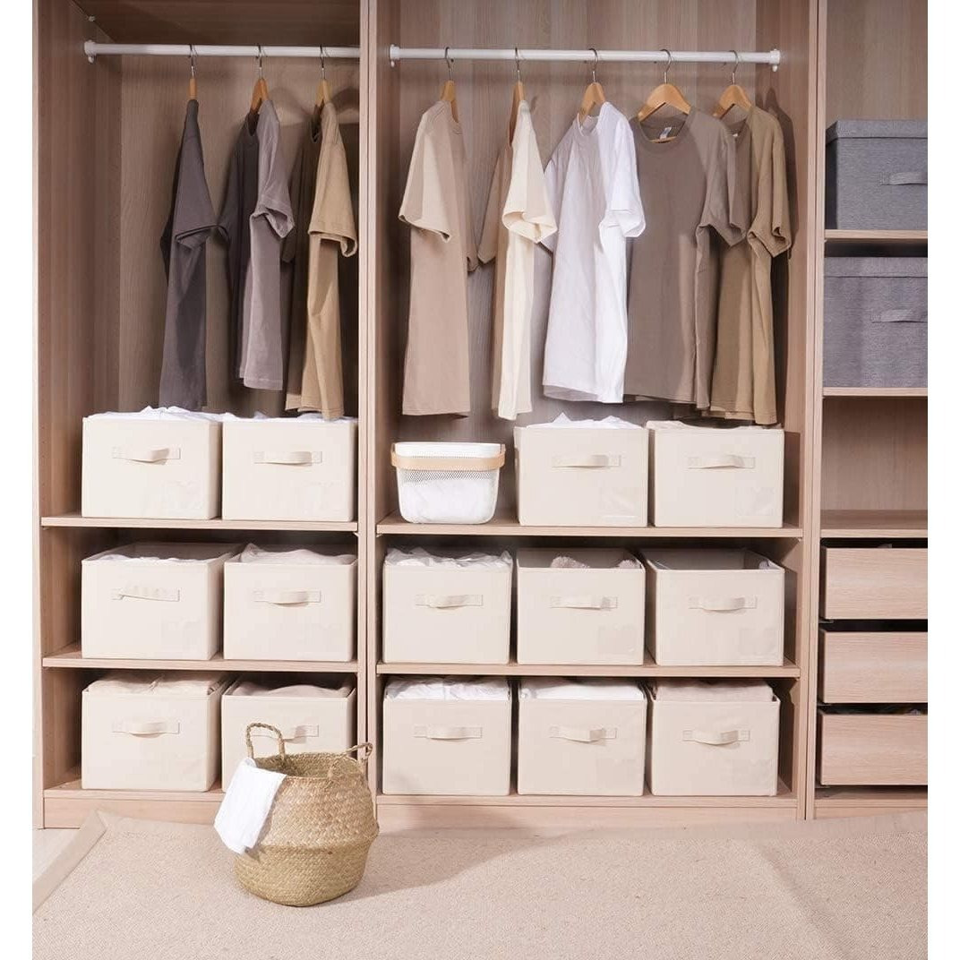 fabric storage boxes sold on Temu United States