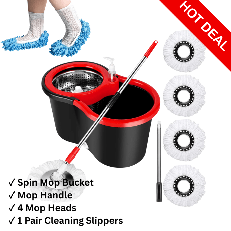 mops and buckets sold on Temu United States