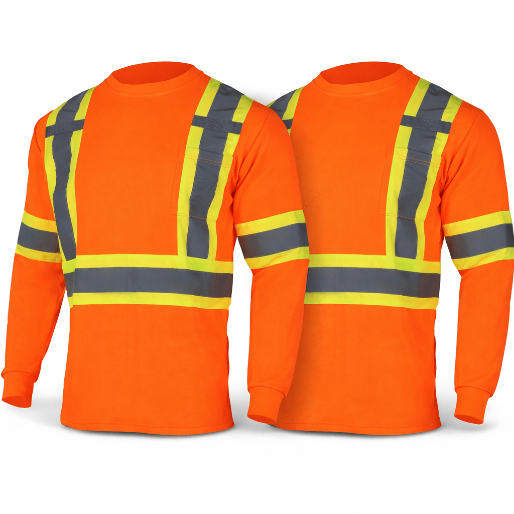 reflective safety shirt sold on Temu United States