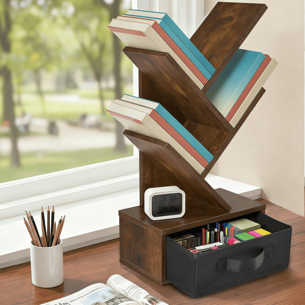 tree bookshelf sold on Temu United States