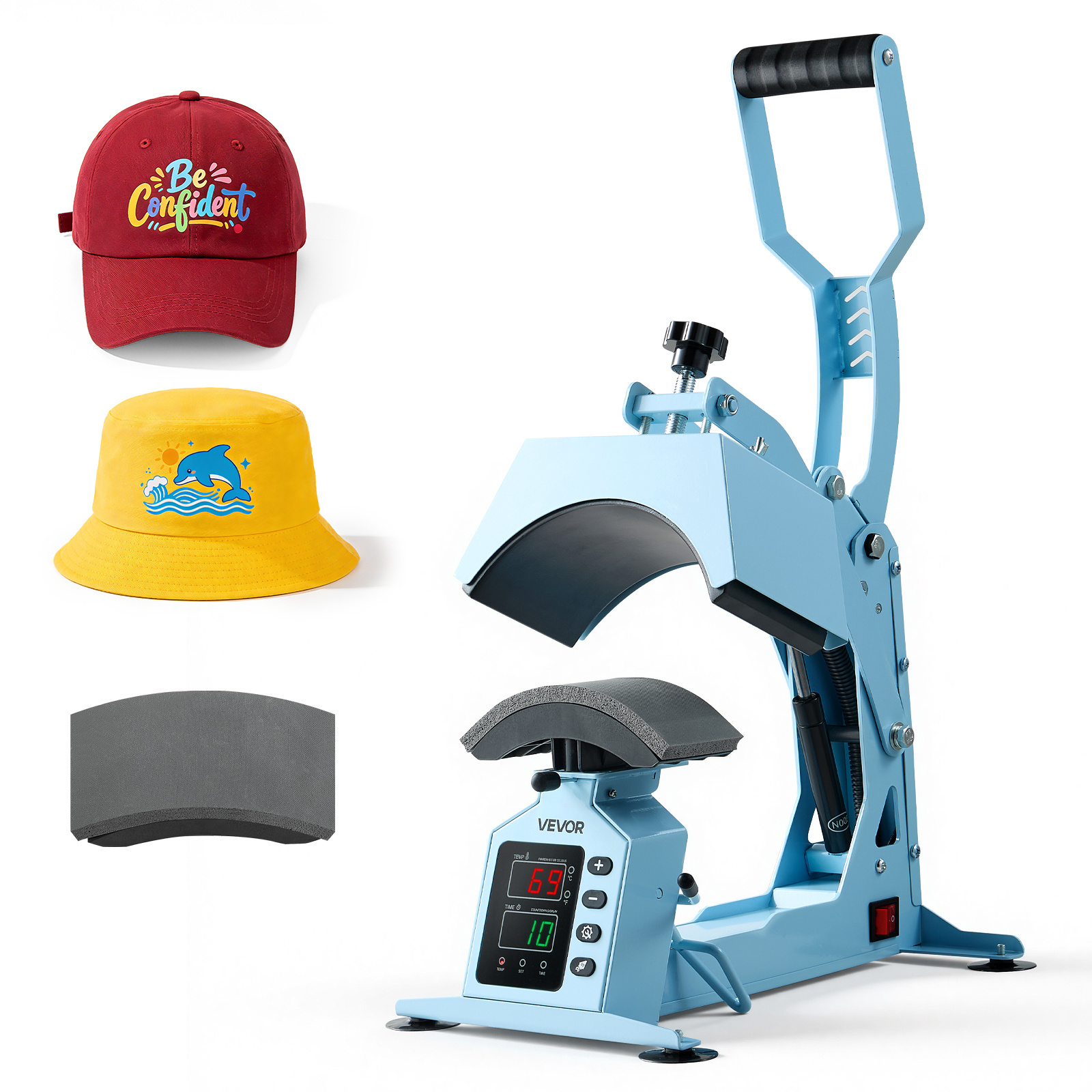 mini heat press machine sold on Temu United States