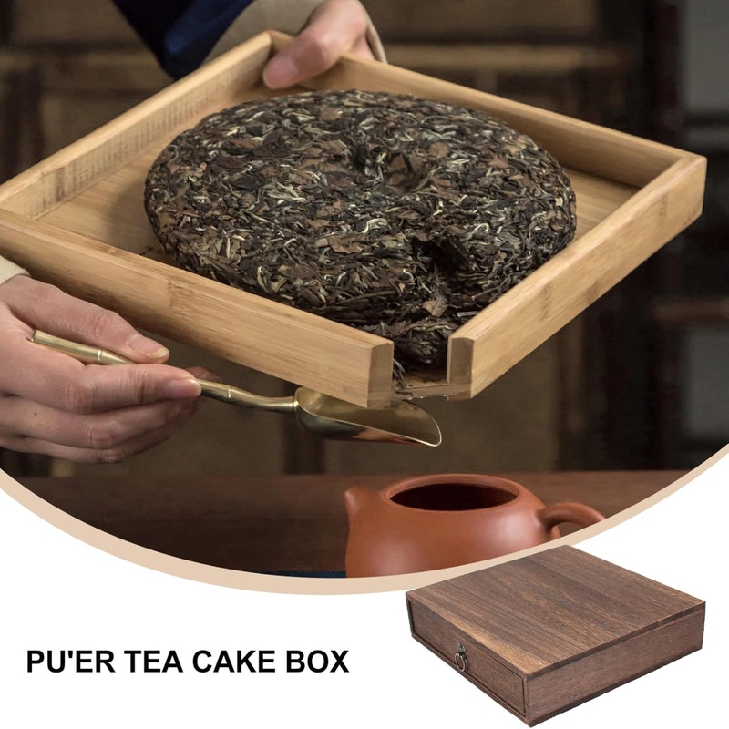 Tea Wooden Storage Box Cake