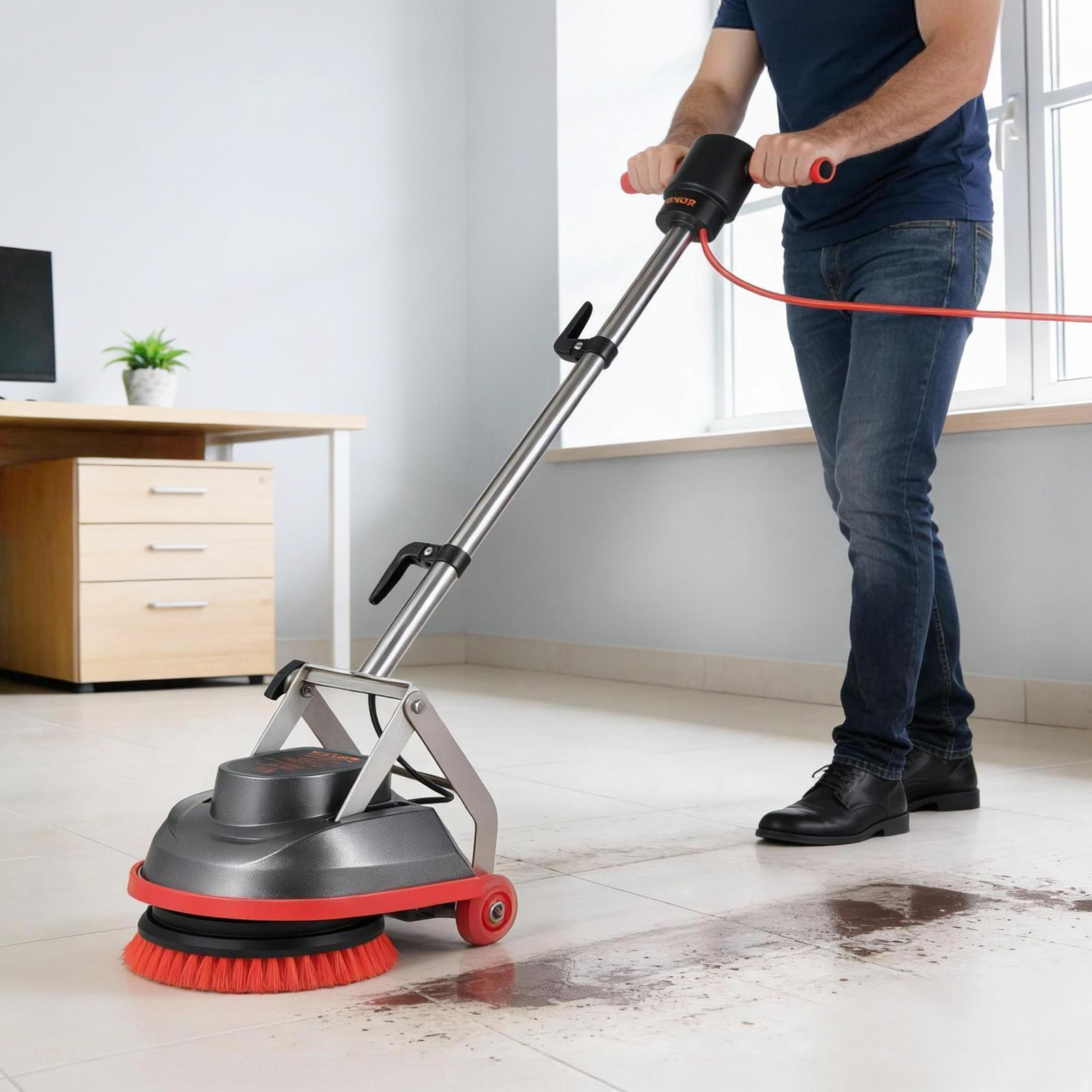 floor scrubber sold on Temu United States